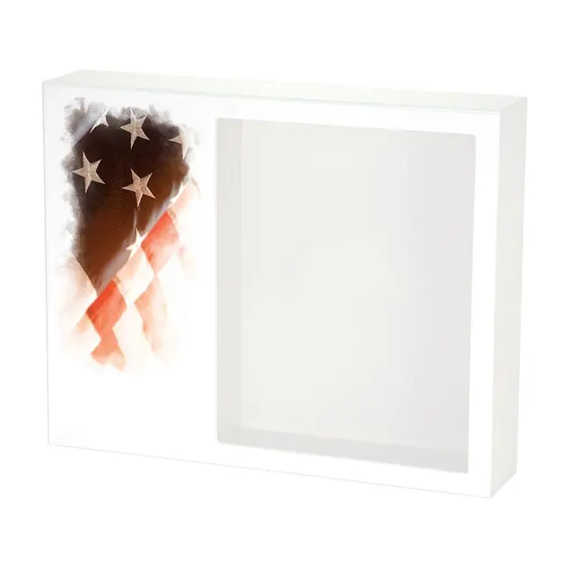 Stars and Stripes Shadowbox Remembrance Keepsake - Urns of Distinction
