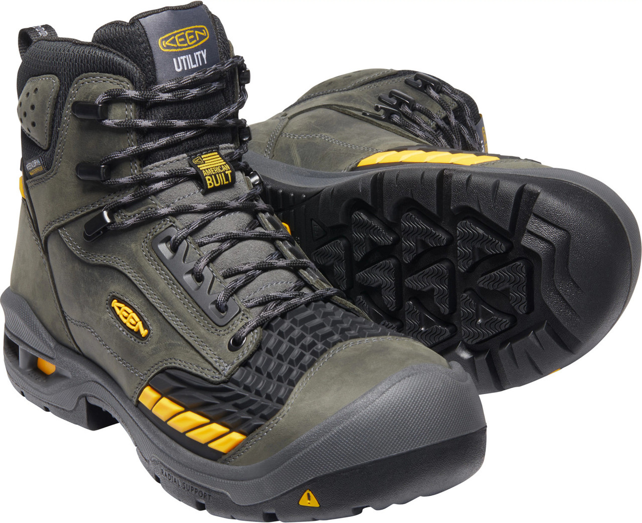 Keen Utility Troy #1025697 Men's 6" Waterproof Carbon-Fiber Safety Toe ...
