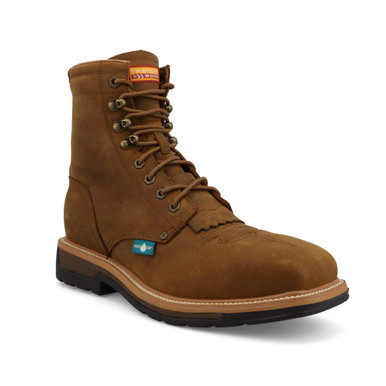 Twisted X Lacer #MLNLWP1 Men's 8" Waterproof Nano Composite Safety Toe ...