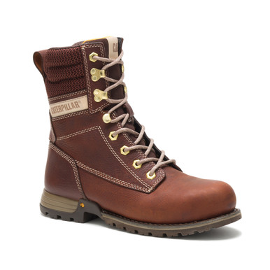 CAT Clover #P91106 Women's 8" Steel Safety Toe Work Boot