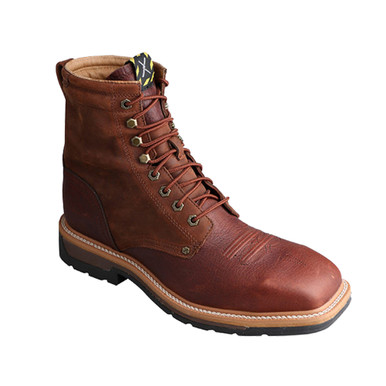 Twisted X Lacer #MLCSLW1 Men's 8" Waterproof Steel Safety Toe Work Boot