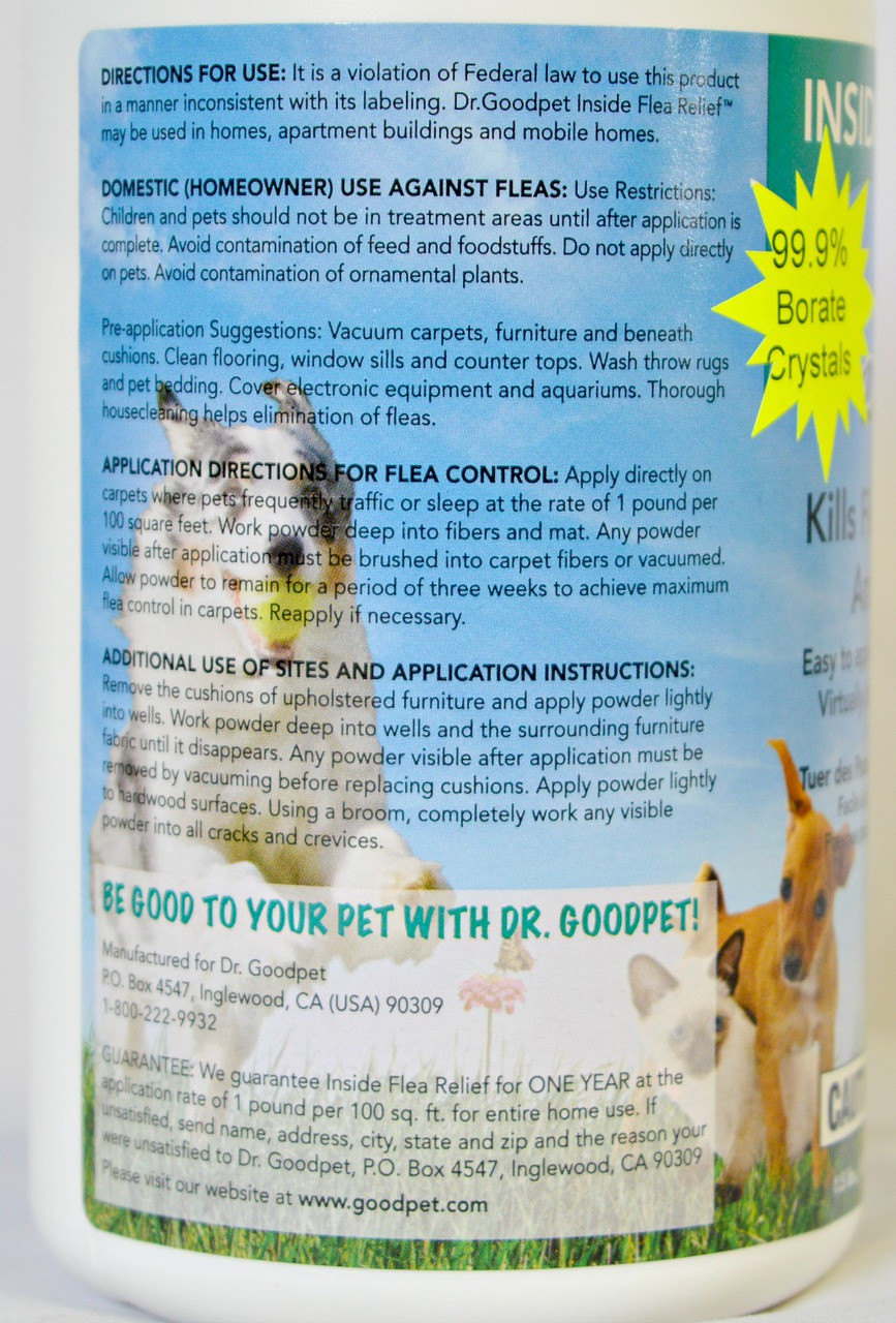 Dr. Goodpet Inside Flea Relief - The best natural remedy for fleas