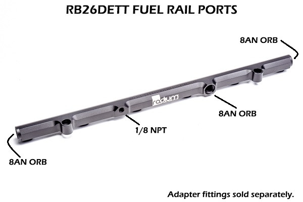 Nissan RB26DETT Top Feed Fuel Rail - Ligma Performance