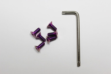 Vertex Titanium Steering Wheel Bolts (Purple) - Ligma Performance
