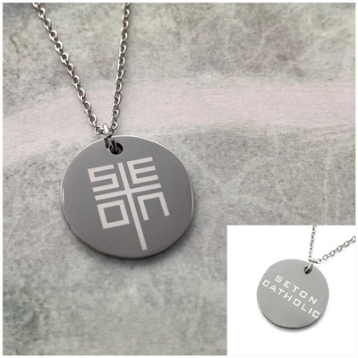 Custom logo necklace 'Seton Catholic' - My Captured Journey