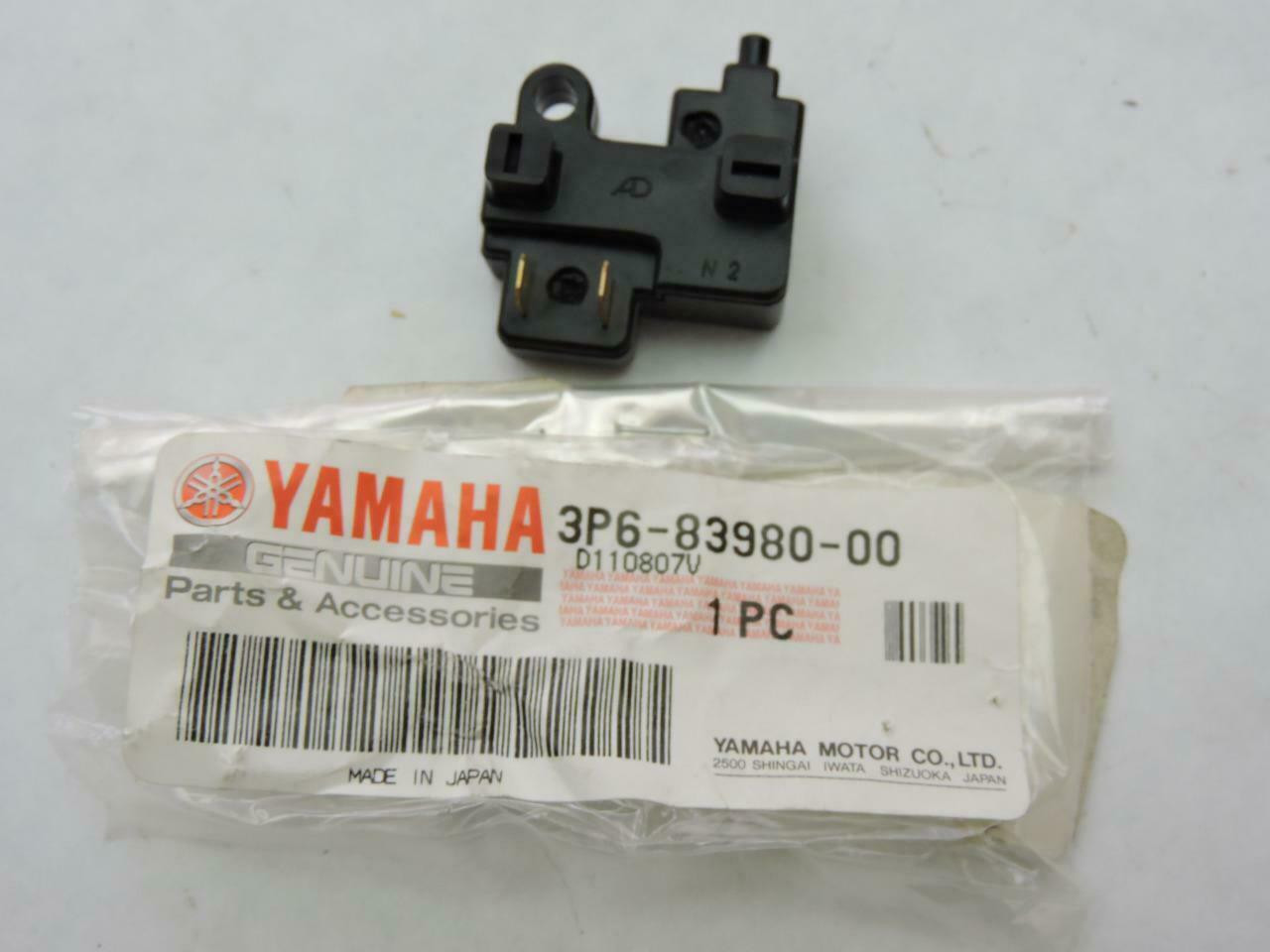 Yamaha 3P6-83980-00 Front Stop Switch Assembly - Sun Coast Cycle Sports ...