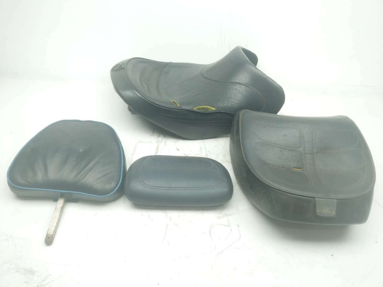 97 BMW R1100 RT CORBIN Seat Set Driver Passenger Backrests Assembly ...