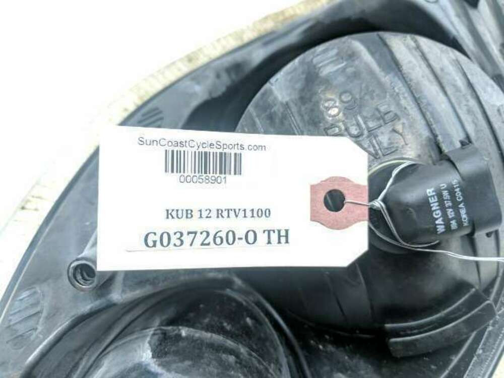 12 Kubota RTV 1100 Right Headlight Head Light Lamp - Sun Coast Cycle ...