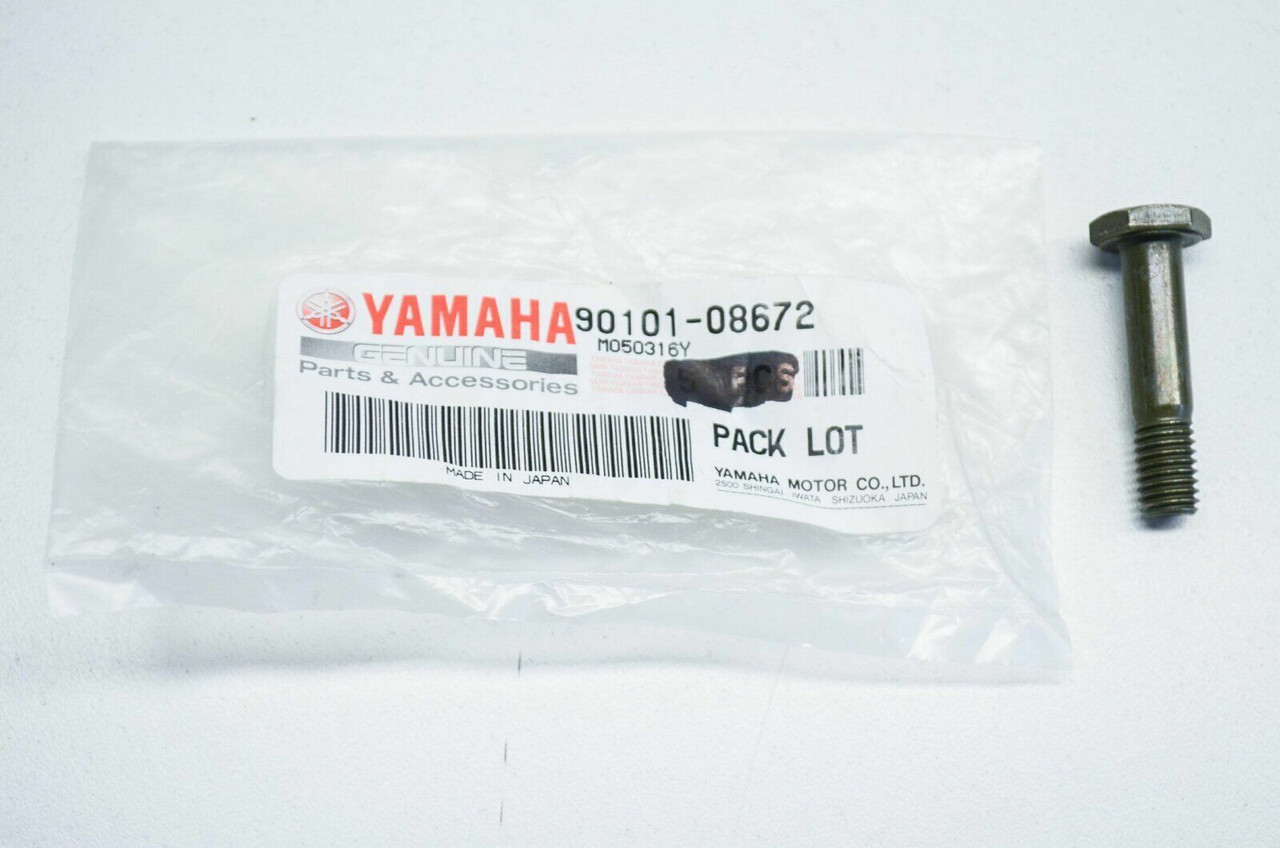 NOS Genuine Yamaha Rear Wheel Bolt RT100 TTR110 NEW OEM 90101-08672 ...