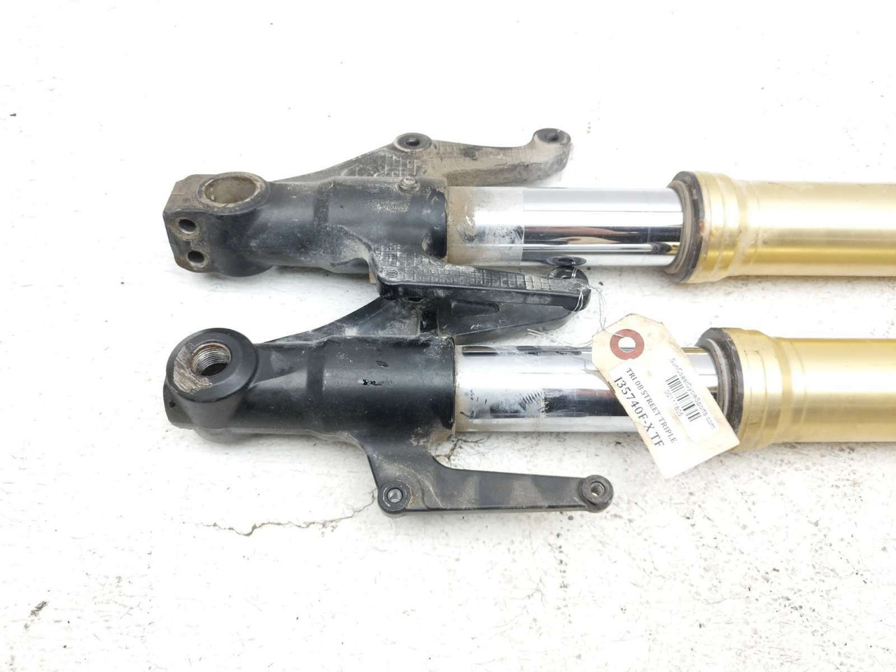 07-12 Triumph 675 Street Triple Front Forks Suspension Set - Sun Coast ...