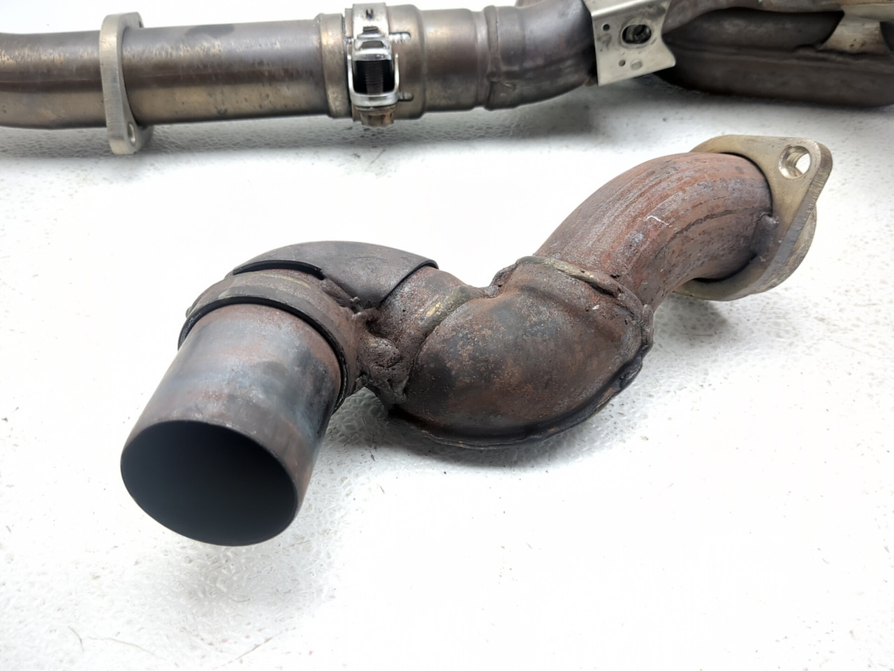 03-05 Suzuki SV1000 Header & Collector Assembly Exhaust Header Pipe ...