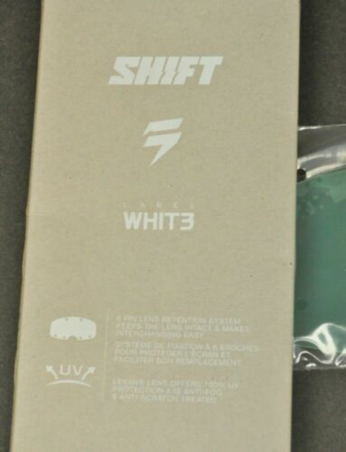 QTY 2 | 2017-2024 Shift MX WHIT3 Goggle Lens Standard Clear 21482-012 ...