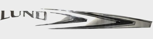 LUND BOAT LOGO DECAL Crossover 2018 Gray Black 2280382-PFA [QTY 1 ...