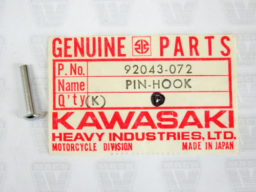 Kawasaki NOS NEW 92043-072 Hook Pin H1 H2 S2 KH KH500 Mach IV Mach III QTY 2 - Sun Coast Cycle ...