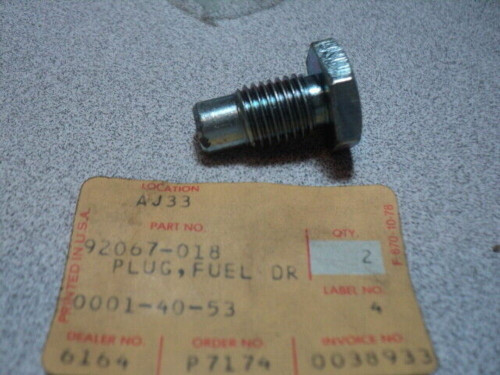 QTY 2 | 1976-2024 Kawasaki KE KZ KDX KX Ninja Mule Rubber Plug OEM ...
