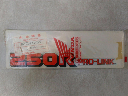 NOS.OEM Honda XR-250R. Swing R Arm Decal Sticker 87121-KK1-300 - Sun ...