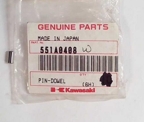 Kawasaki NOS NEW OEM Dowel Pin 4x8mm ZX1100 ZG1200 VN1500 EX500 ...