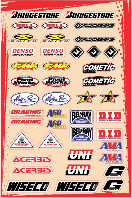 FACELIFT UNLIMITED Designs Inc. Universal Logo Decal Kit Powersports ...