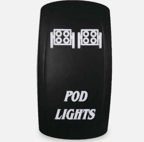 MODQUAD RS-POD Laser Engraved Light Switch Pod Lights Polaris RZR ...