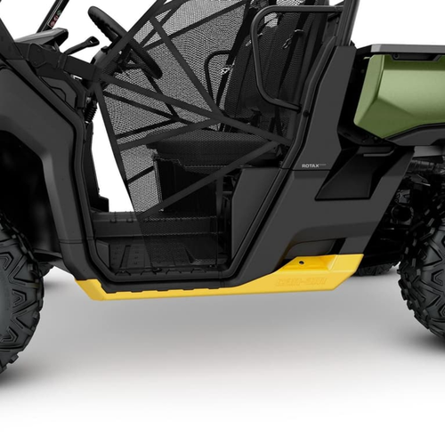 Can-Am Defender OEM UTV Sunburst Yellow [Aluminum] Rock Slider Set ...