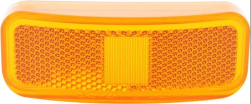 Optronics Turn Signal Side Marker Light Lens, Amber, Oval, DAS A44ABP ...