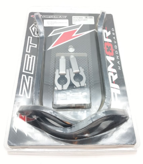 ZETA Bent Armor Handguards 7/8" (22.2mm) Handlebar BLACK ZE72-0001 ...
