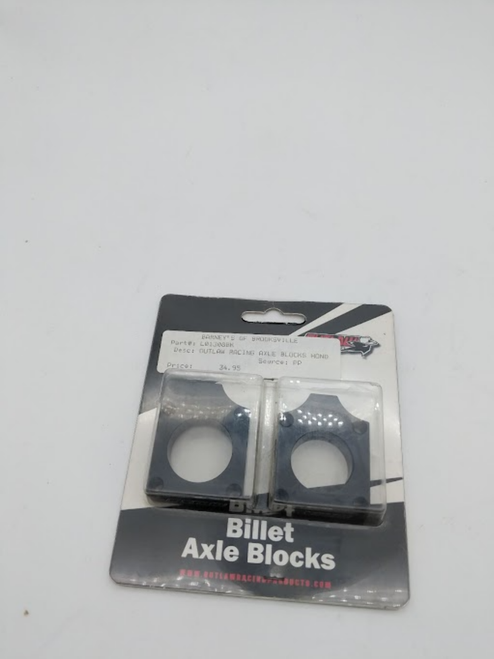 2009-2011 Honda CRF250R CRF450R OUTLAW Racing Axle Blocks L01-308BK ...