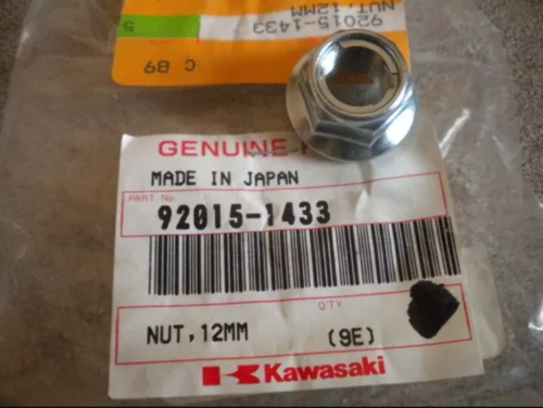 1986-2024 Kawasaki OEM Flanged Lock Nut 12MM Powersports Fastener 92015 ...