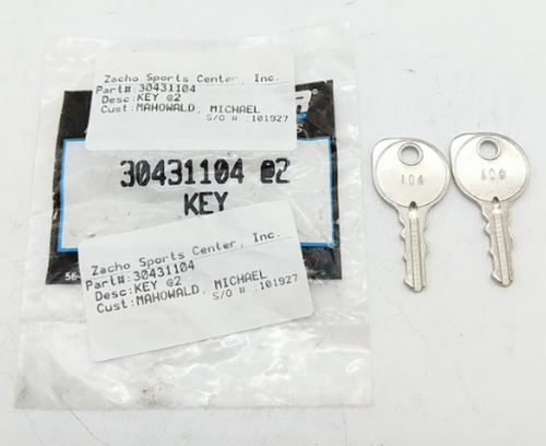 1994-2006 Quicksilver NEW OEM Key Set 30431104 Mercury Mariner Outboard ...
