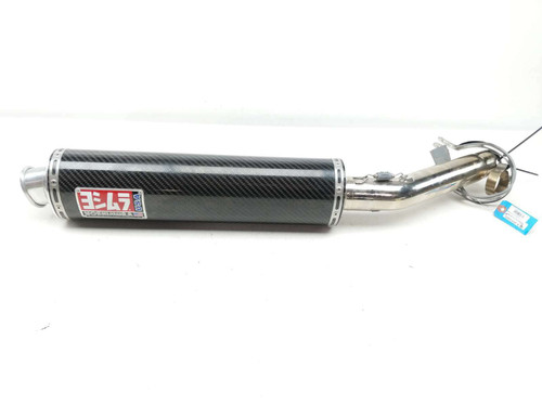 04 Yamaha YZF R6 YOSHIMURA Carbon Fiber Exhaust Muffler Silencer Slip ...