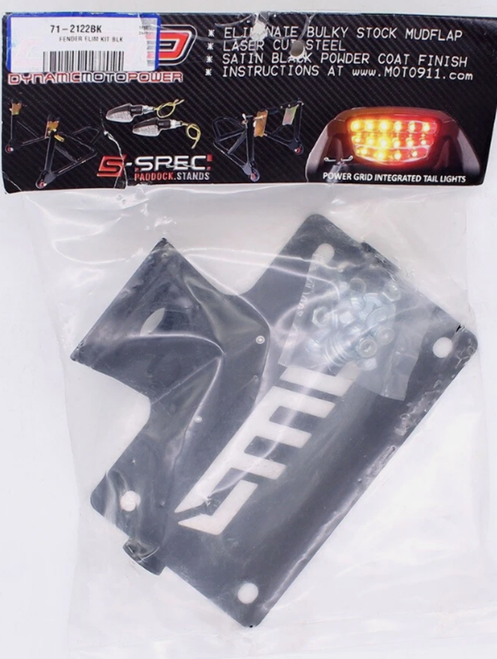 DMP Fender Elimination Kit Part Number For Kawasaki 71-2122BK - Sun ...