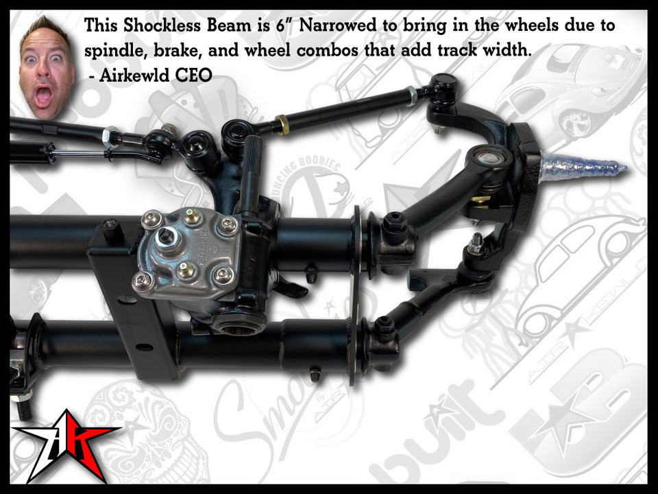 1966-1977 Classic VW Type 1 Beetle Ghia Adjustable Ball Joint Shockless ...