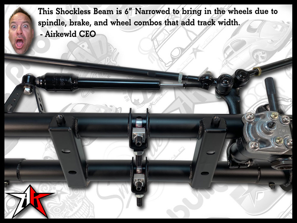 1966-1977 Classic VW Type 1 Beetle Ghia Adjustable Ball Joint Shockless ...
