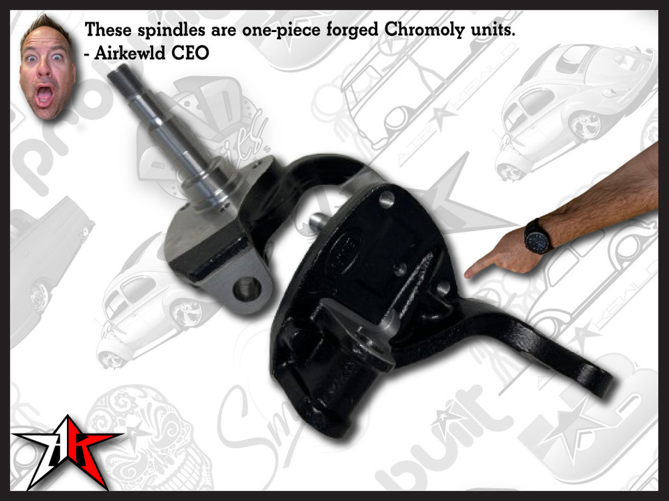 1949-1965 Classic VW Type 1 Beetle Ghia Forged Link Pin Drum Drop ...