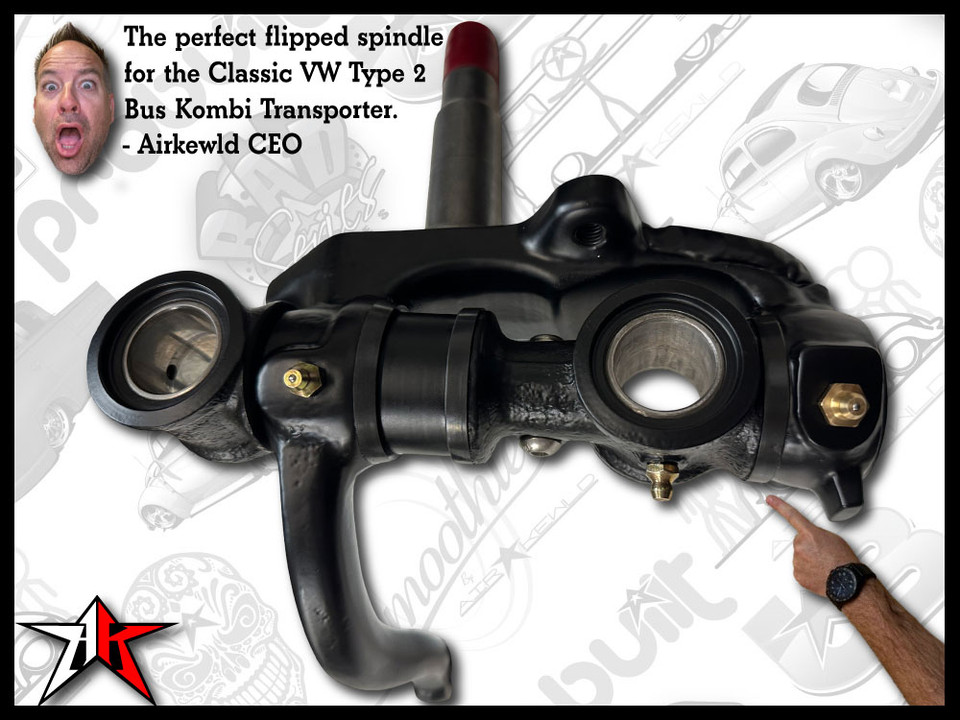 1955-1963 Classic VW Type 2 Bus Kombi Transporter Drop Spindles ...