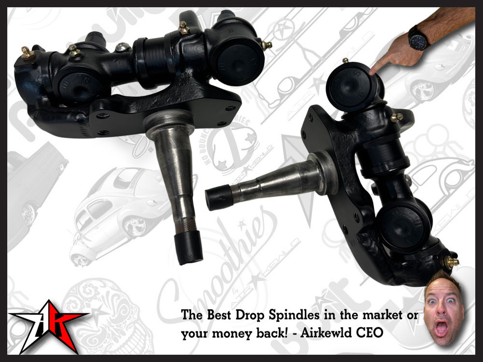 1964-1975 Classic VW Type 2 Bus Kombi Transporter Drop Spindles ...