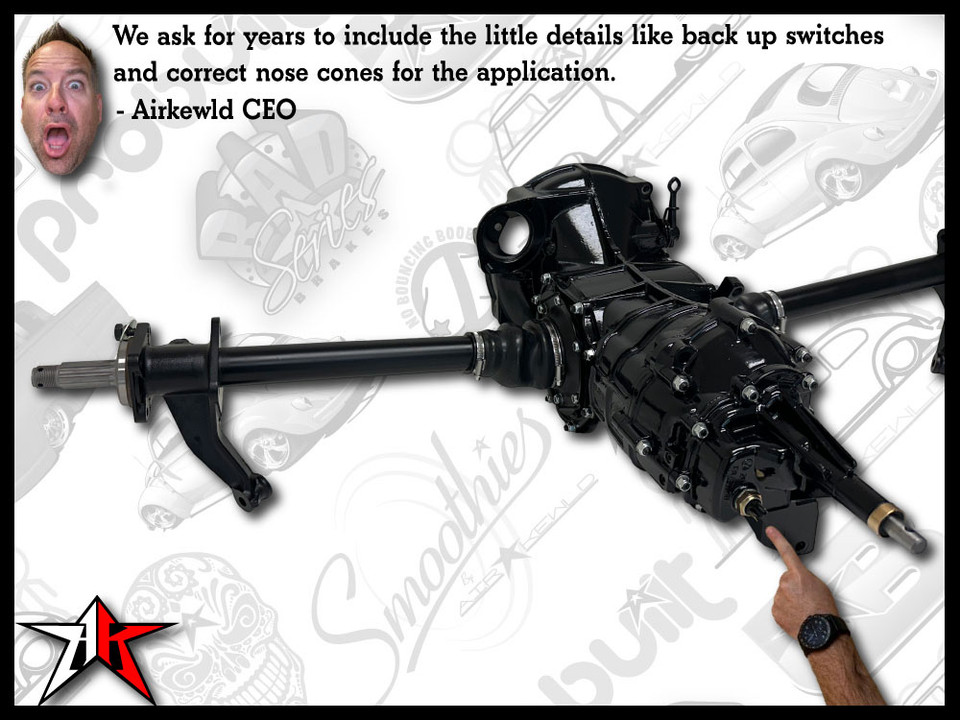 1949-1968 Classic VW Type 1 Beetle Ghia Complete Transmission Transaxle ...