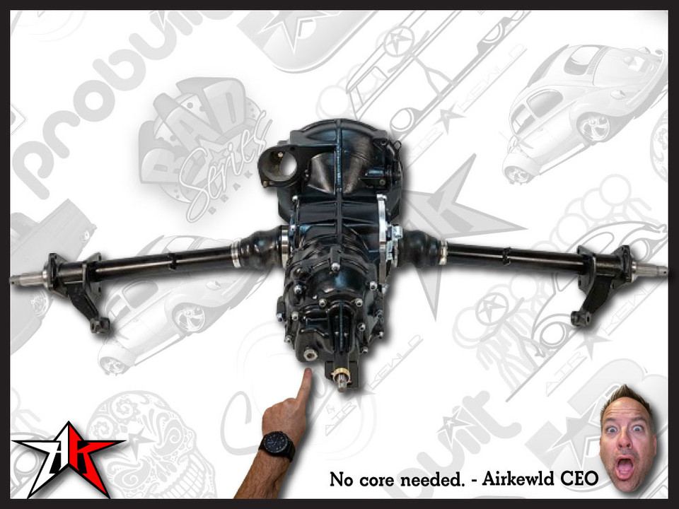 1949-1968 Classic VW Type 1 Beetle Ghia Complete Transmission Transaxle ...