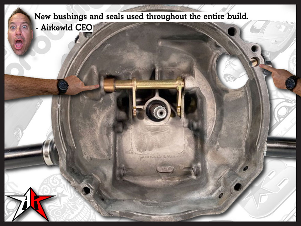 1949-1968 Classic VW Type 1 Beetle Ghia Complete Transmission Transaxle ...