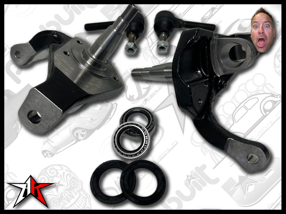 1966-1968 Classic VW Type 1 Beetle Ghia Ball Joint Drum Drop Spindles ...