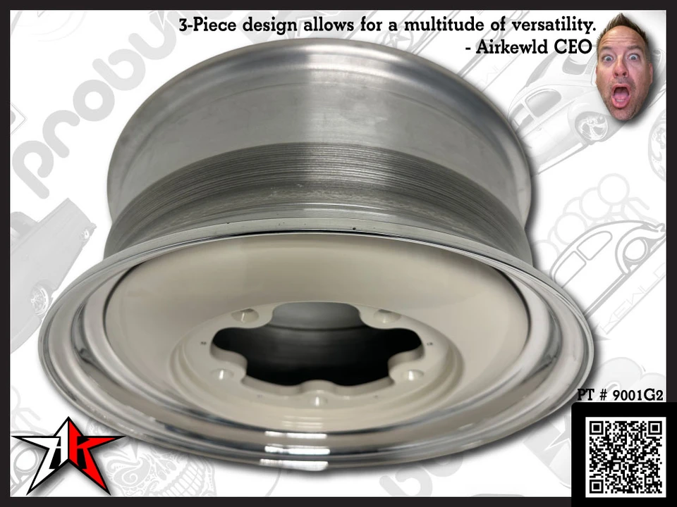 5x205mm Smoothie 17 Inch Wheel Rim Set for Classic VW