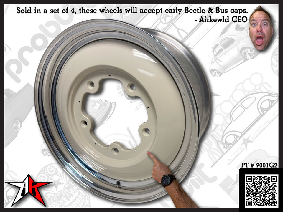 5x205mm Smoothie 17 Inch Wheel Rim Set for Classic VW