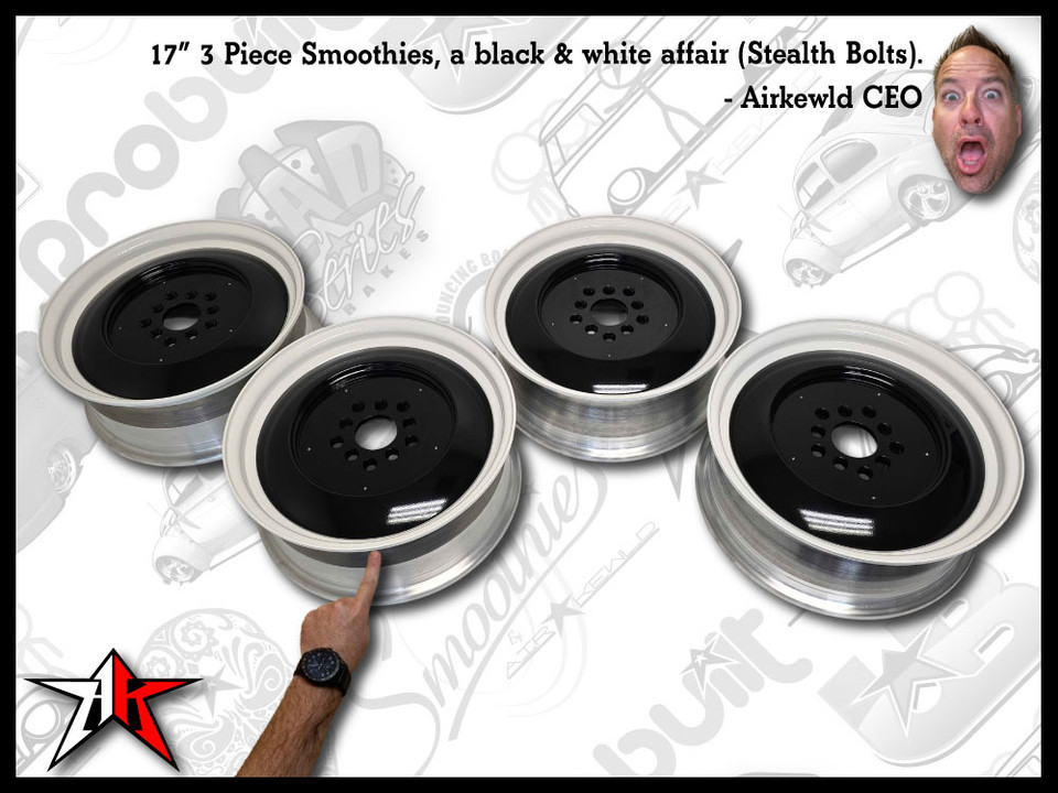 5x112/130mm Smoothie 17 Inch Wheel Rim Set for Classic VW