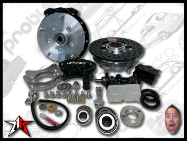 5x205 Black Caliper - 1955-1963 Classic VW Type 2 Bus Kombi Transporter ...