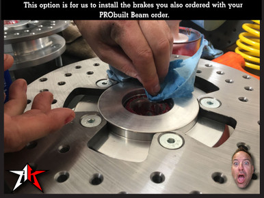 Install Brakes onto Ball Joint PRObuilt Beam