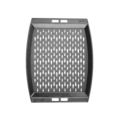 Lodge - 15 x 12 Inch Seasoned Cast Iron Grill Topper - Champion BBQ Supply
