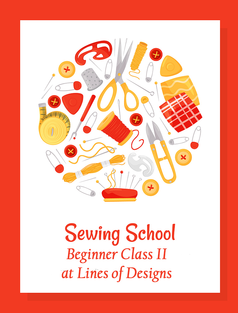 Beginner Sewing Class 2 - Lines of Designs