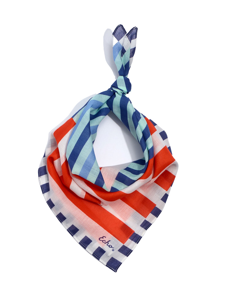 Cabana Stripe Bandana by Echo - Lines of Designs