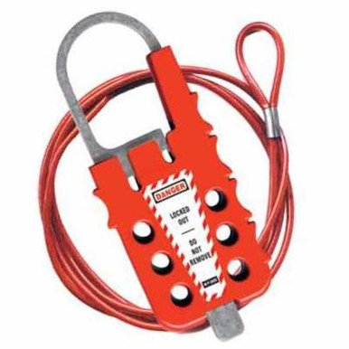 LOCKOUT HASP WITH CABLE LOCKOUT PS-LOTO-MCL2C