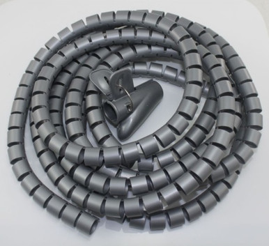 SPIRAL CABLE ZIP WRAP for Organizing Cords and Cables